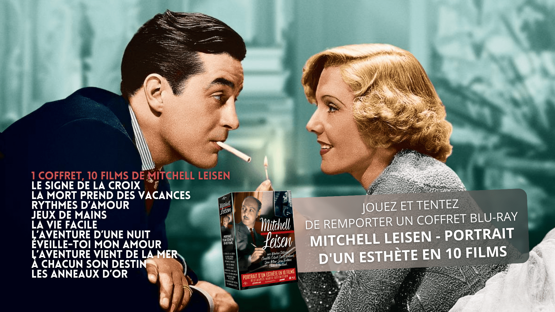 Jeu-concours : coffret Mitchell Leisen | 1 coffret 10 Blu-ray édition ...